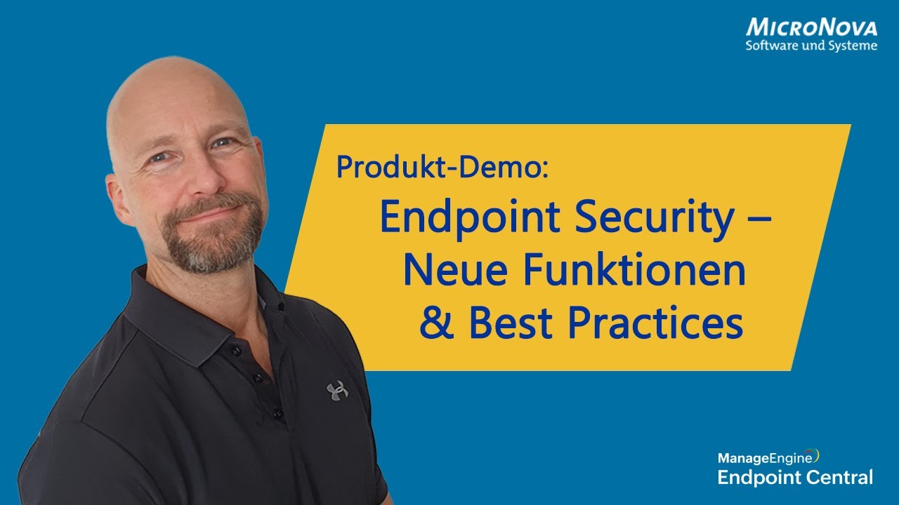 Endpoint Central - Security Add-Ons: Neue Funktionen & Best Practices - YouTube