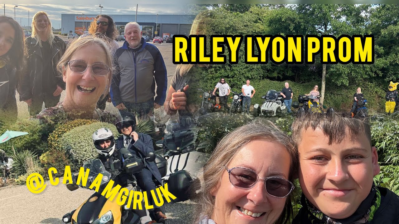 Can-Am Ryker 600cc and Motorcycles Escort Riley to Prom!| Coastal Ride ...