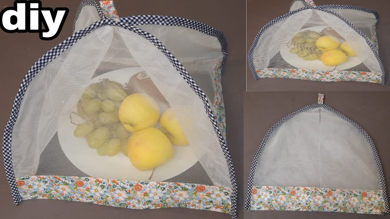 Diy🌟food cover /how to make food cover easy tutorial for beginners ...