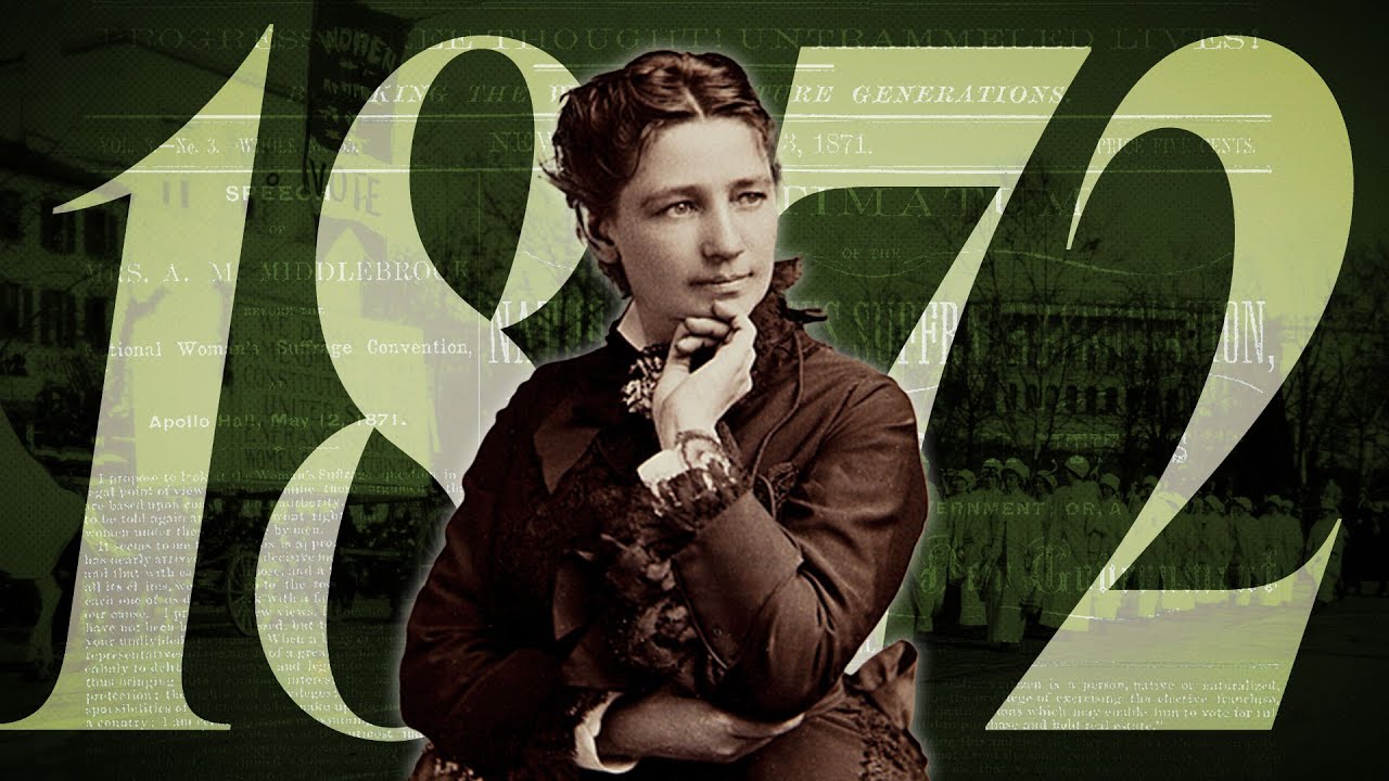 The First Woman to Run for President: Victoria Claflin Woodhull - YouTube