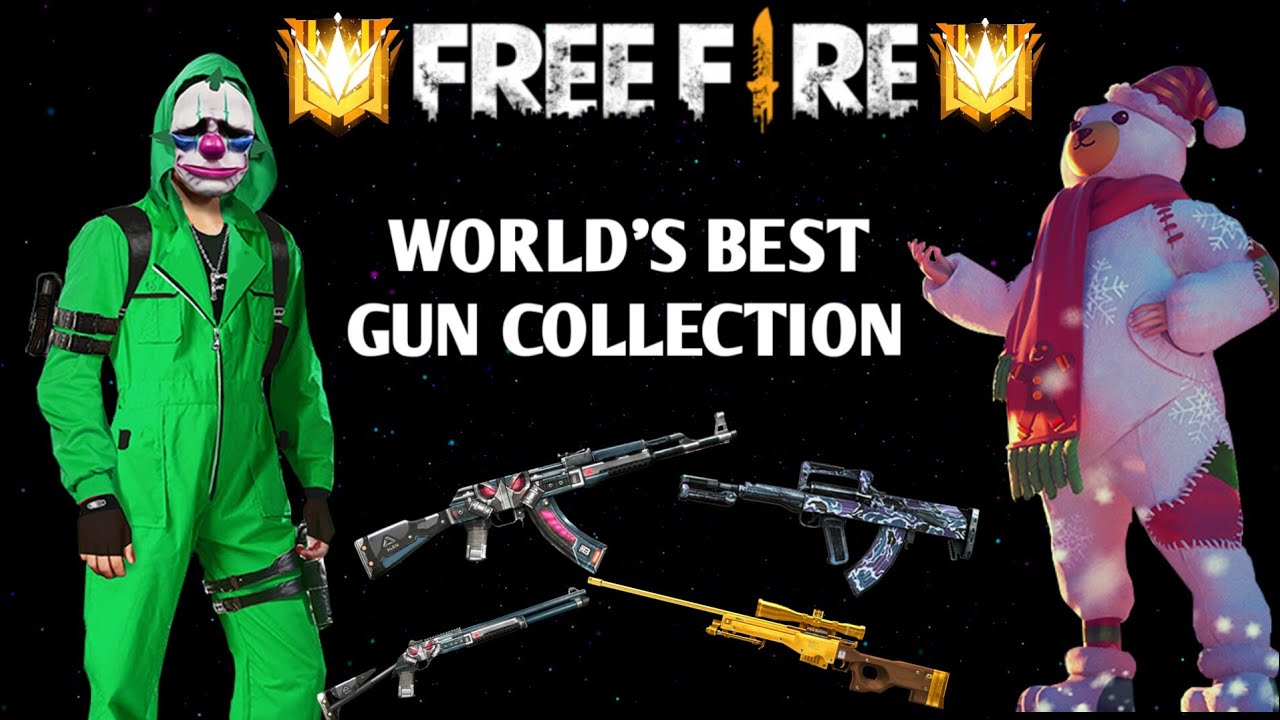 Free Fire Best Collection | Best gun collection in freefire l Top Free ...