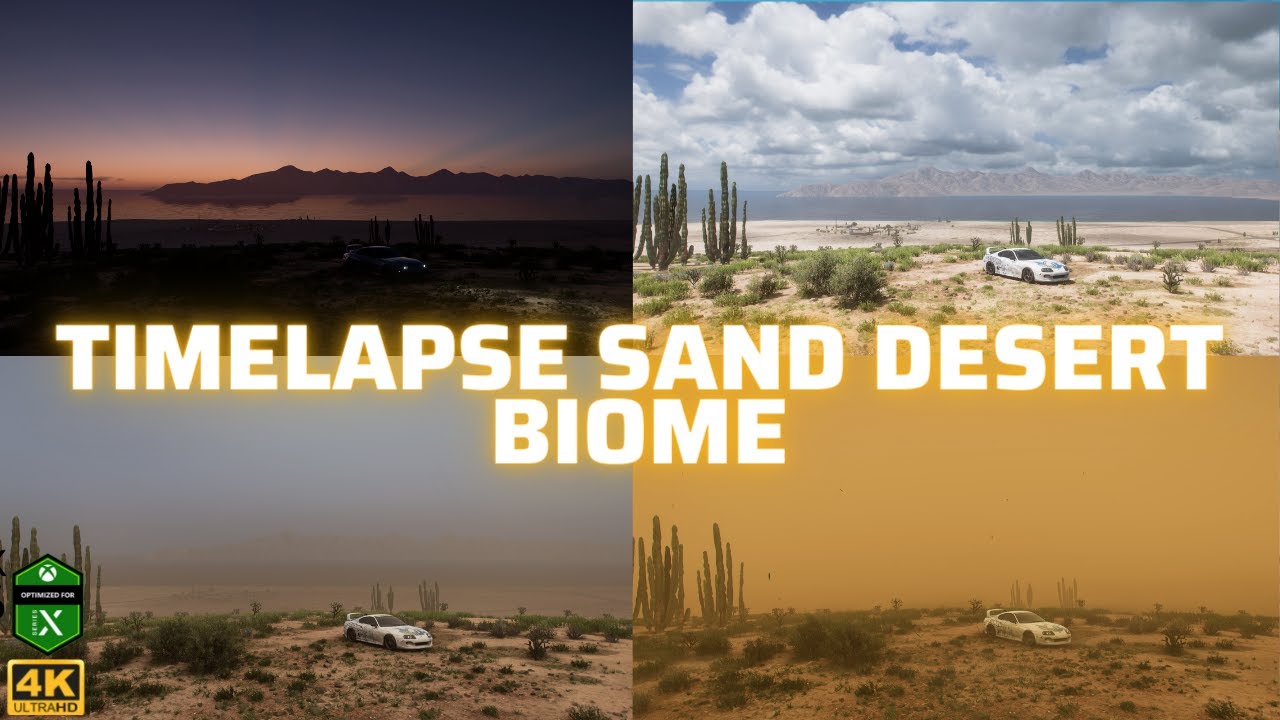 Check out this AMAZING timelapse in the Sand Desert Biome. So BEAUTIFUL ...