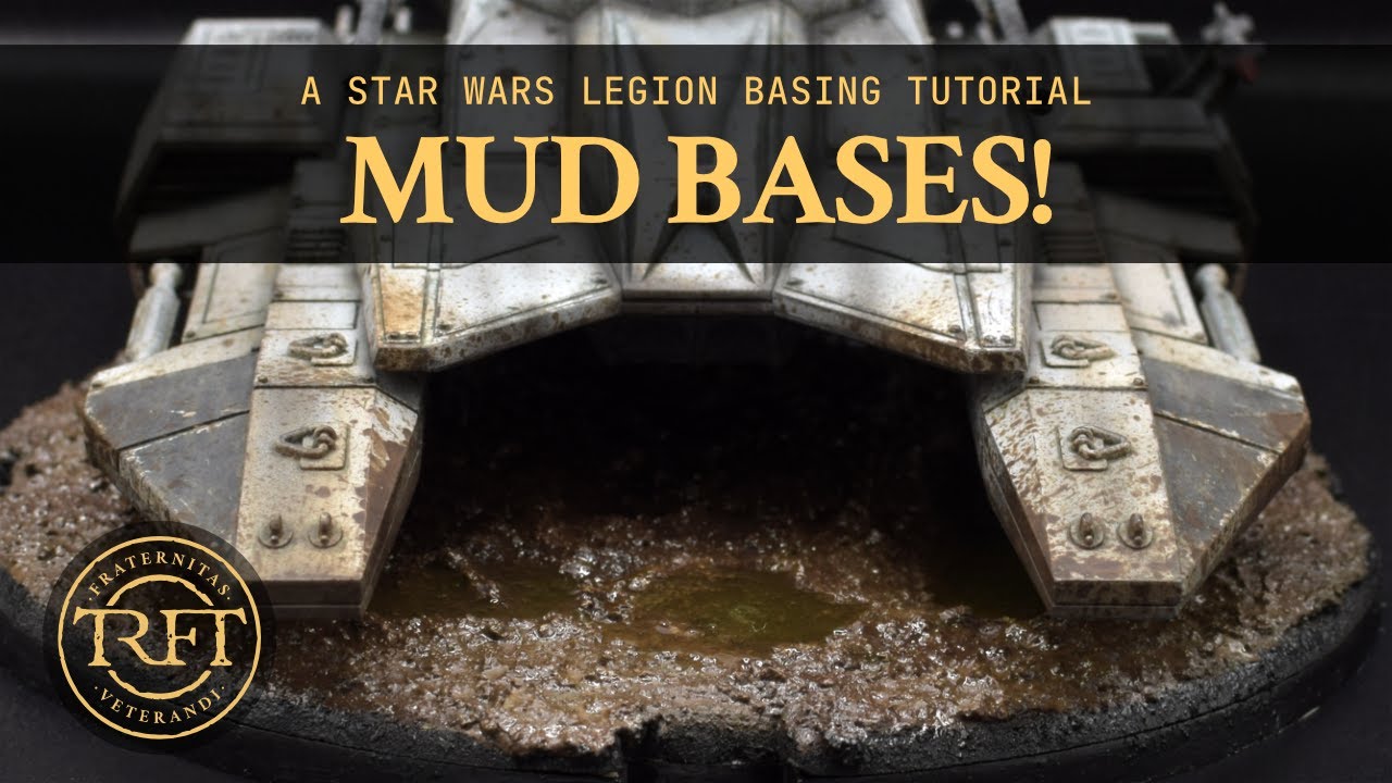 Making Realistic MUD Bases | Star Wars Hobby Tutorial Episode 13/16 ...