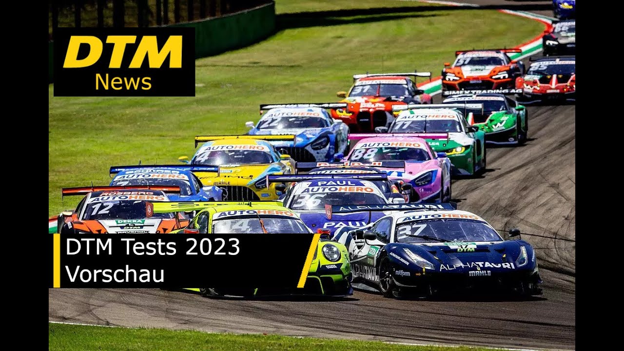 DTM Tests 2023 | Vorschau - YouTube