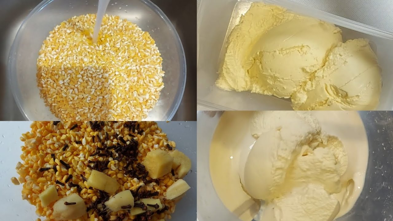 How to make Pap|Akamu|Ogi Using Corn | From Scratch| that can be ...