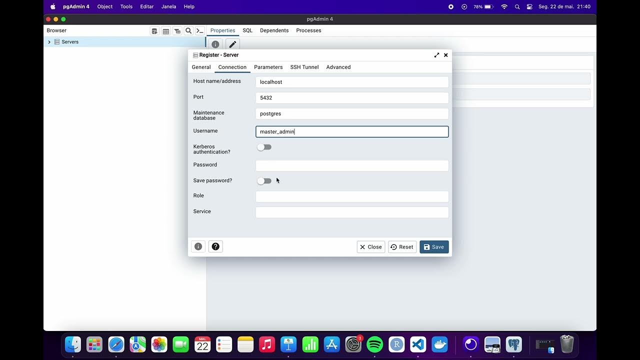 Connecting Postgres Pgadmin Youtube 0461