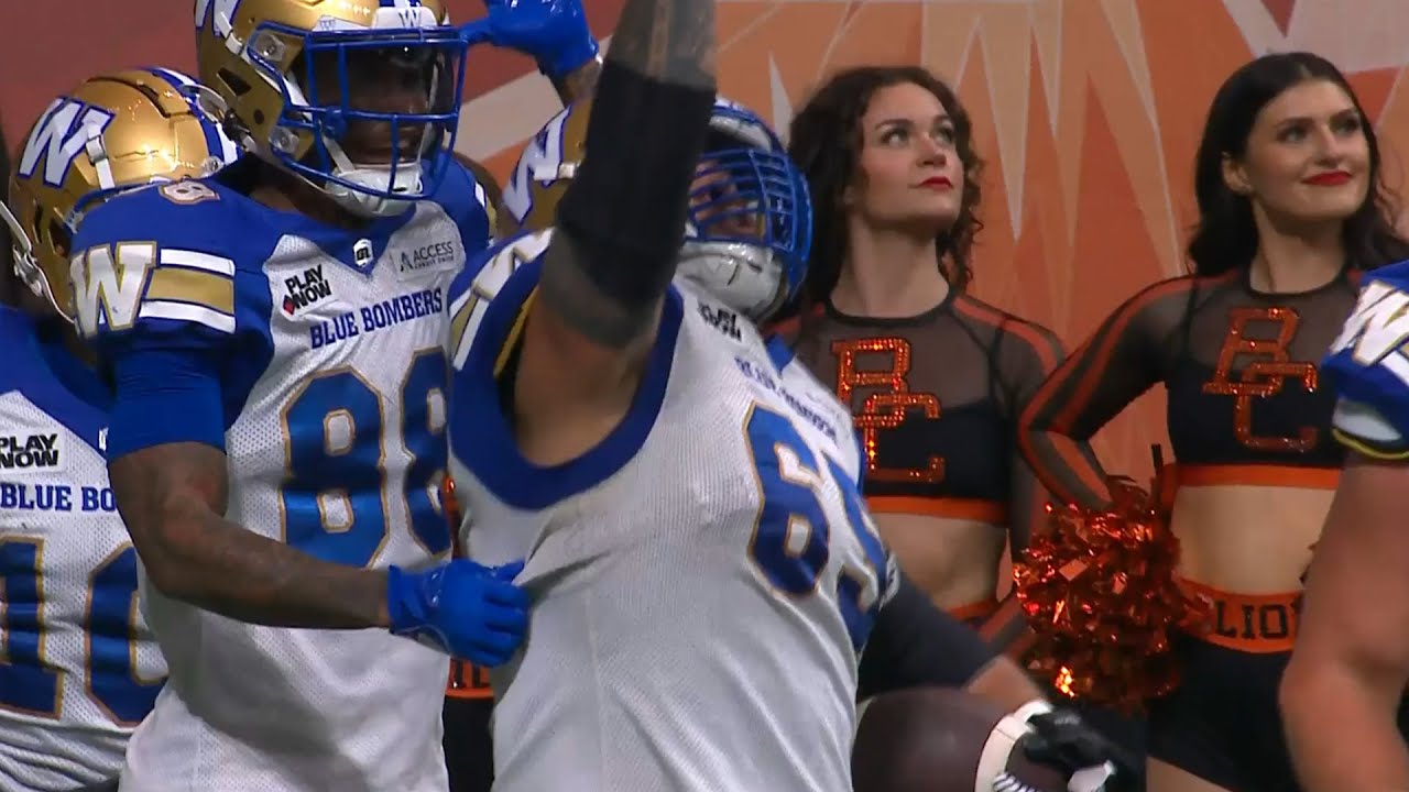 BIG MAN TOUCHDOWN! Asotui Eli I CFL - YouTube