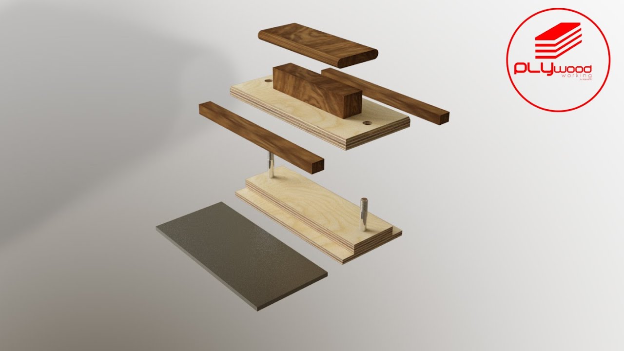 A simple and easy woodworking tool! woodblock - YouTube