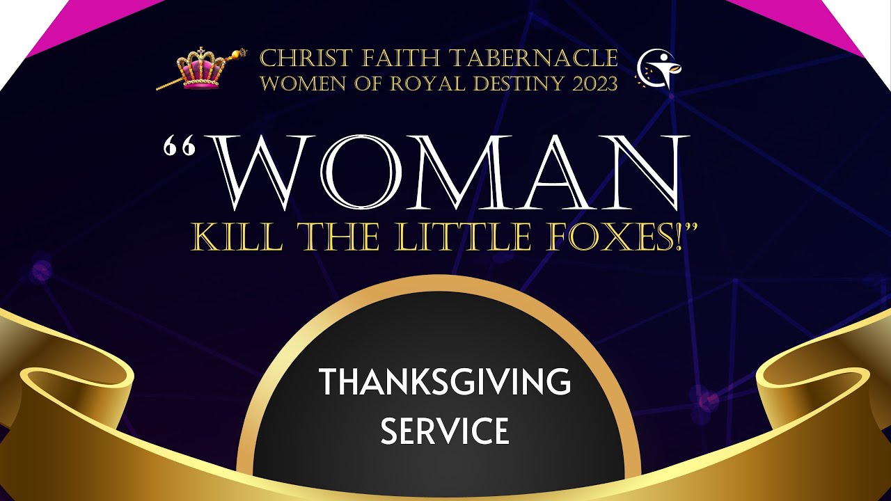 2023-10-29 | : WORD (Women Of Royal Destiny) THANKSGIVING SERVICE - YouTube