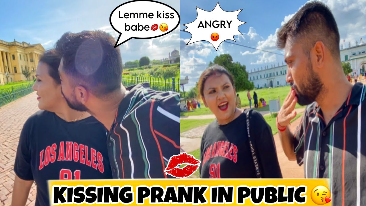 Kissing 💋prank on wife😘24 hours Romantic Prank on wife🥰 | Couple Prank ...