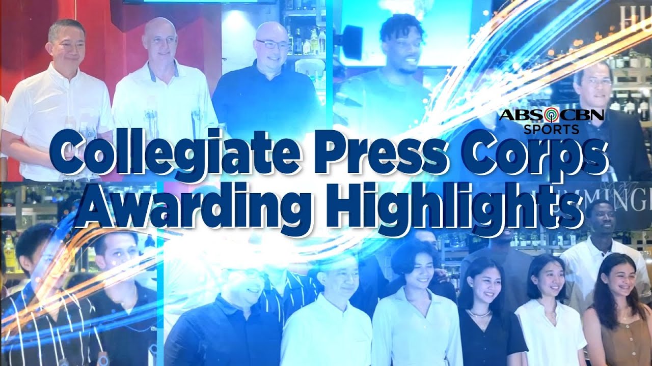 Collegiate Press Corps Awards Night | Sights and Sounds - YouTube