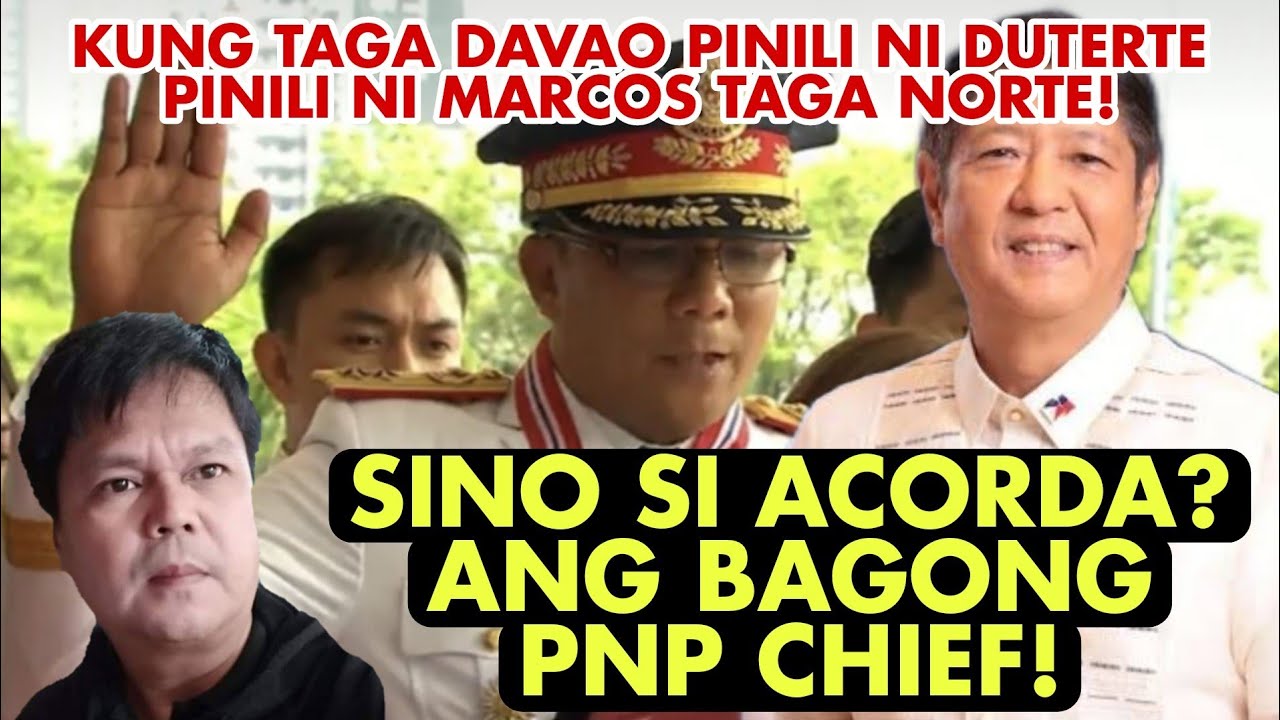 SINO SI ACORDA? ANG BAGONG PNP CHIEF! KUNG TAGA DAVAO PINILI NI DU30 ...