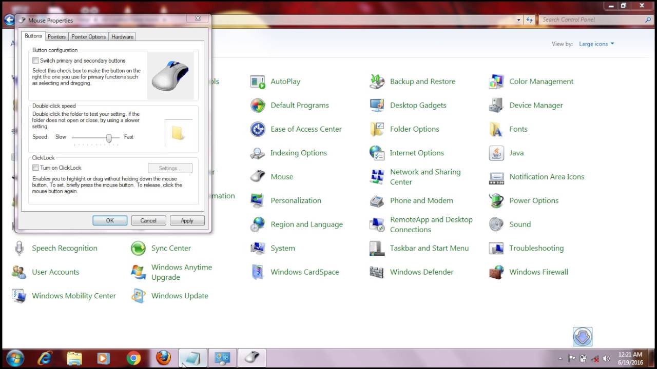 Speed Up your Mouse and Touchpad in Windows 7 - YouTube