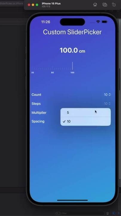 Swiftui Tutorial Custom Slider Picker Shorts Swiftui Swiftuitutorial
