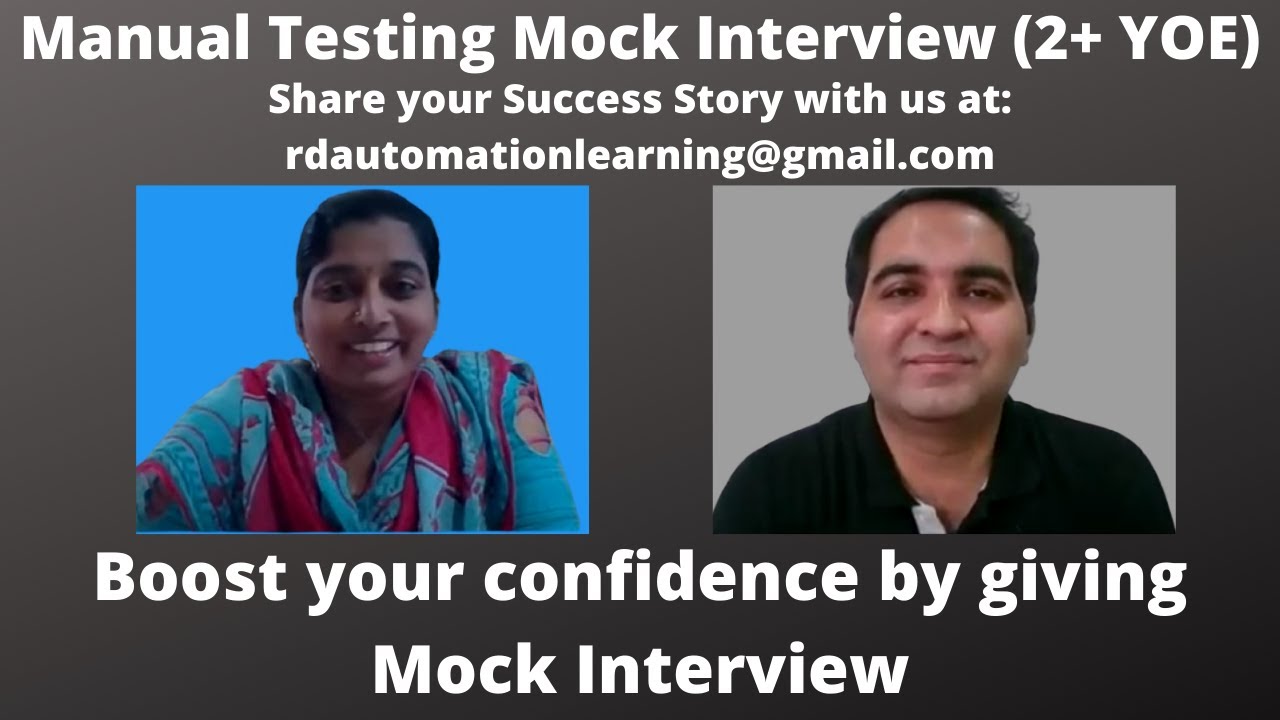 Manual Testing Mock Interview 2 Yoe Testing Interview Questions 6580