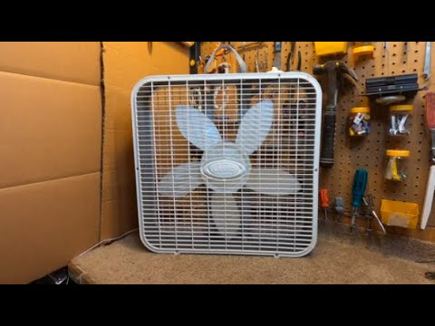 Lasko 3733 Box Fan with Marco Motor from 1999-2000 - YouTube