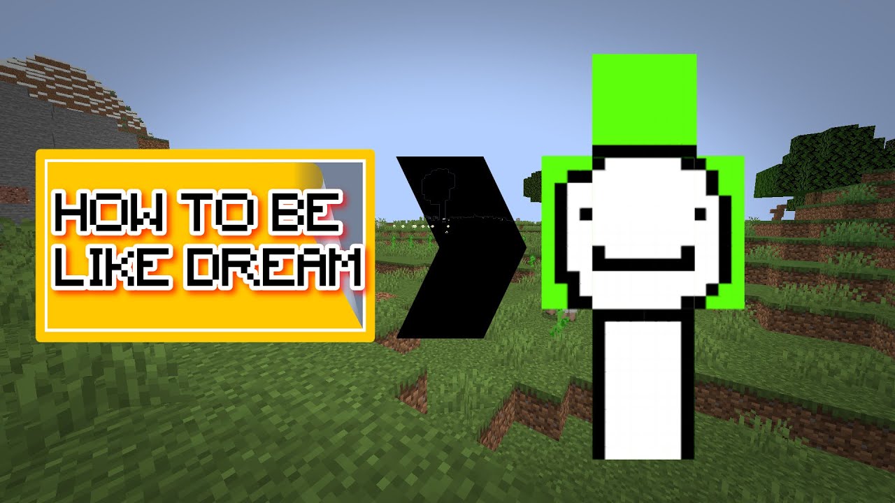 How To Be Like Dream In Minecraft (JOKE) - YouTube
