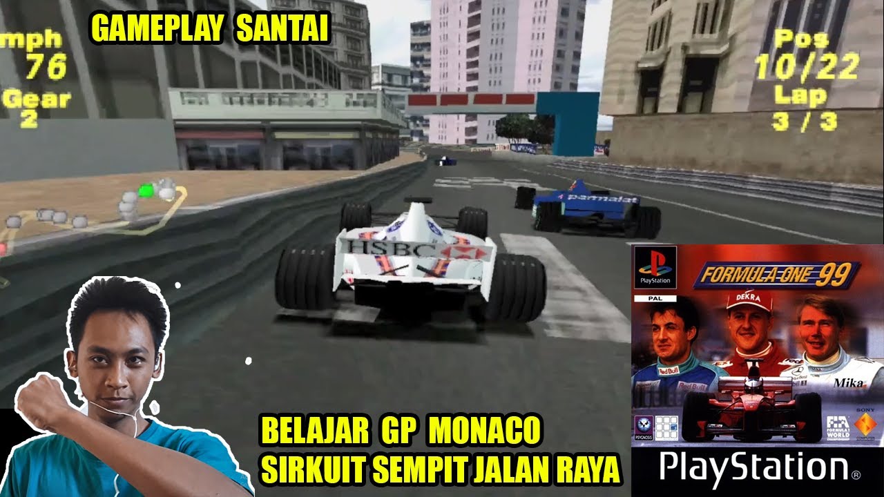 Belajar GP Monaco - Formula One 99 PS1 #f1 #formula1 #gpmonaco - YouTube