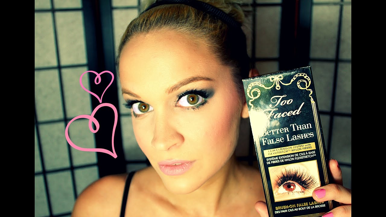 How To Get Longer Lashes! Too Faced Better Than False Lashes Demo ...