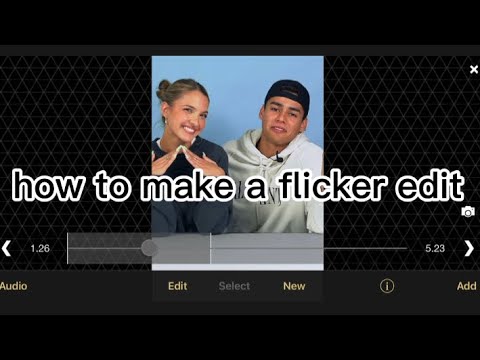 How to make a flicker edit on video star - YouTube