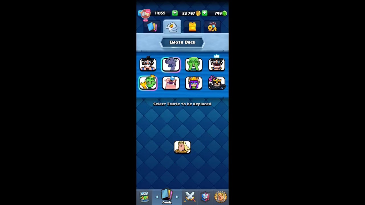 Clash Royale! Golden Knight Emote :P - YouTube