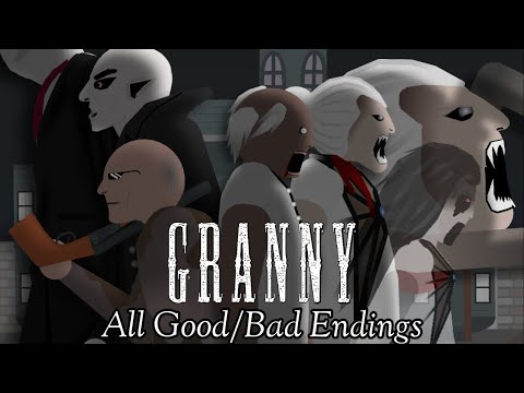 Granny All GOOD & BAD Endings (SwaxBeatz Horror StickNodes Animation)