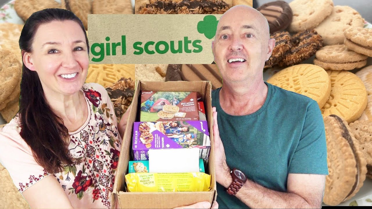 American Taste Test GIRL Scouts Cookies Mega American Taste Test - YouTube