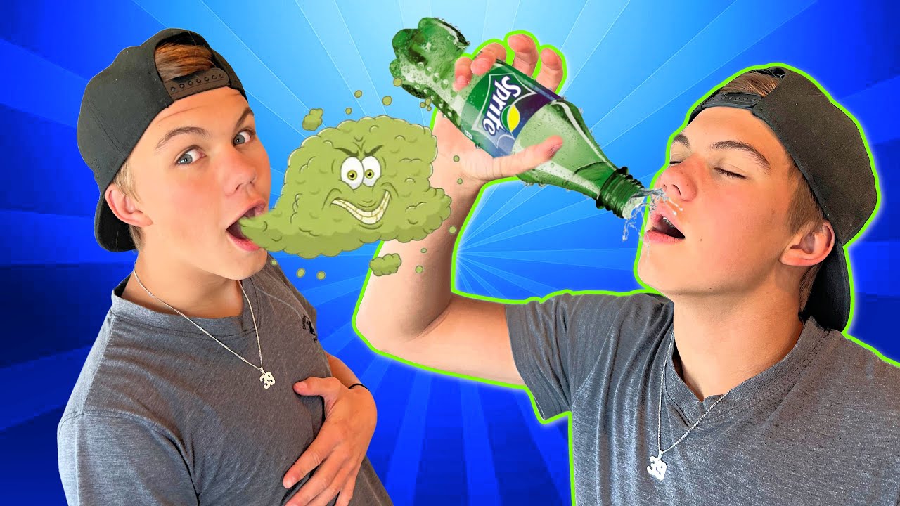 Try NOT to BURP! SPRITE Challenge - YouTube