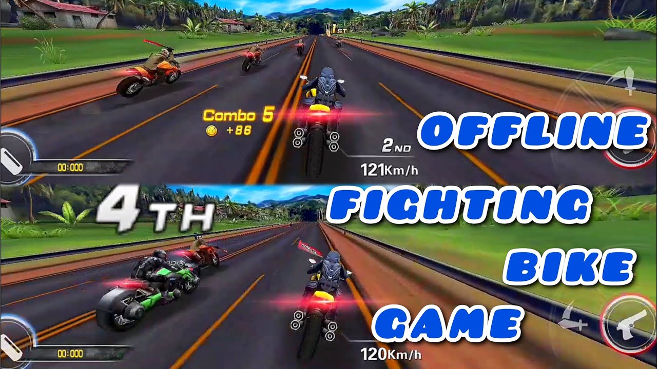 සුපිරිම OFFLINE FIGHTING BIKE GAME එකක්||offline game||gaming||sinhala ...