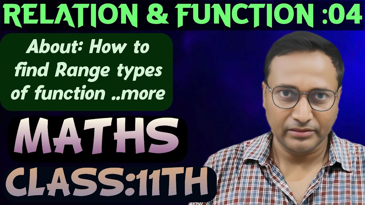 Relation And Function 04 Maths 11th Easywayofeducation 2761