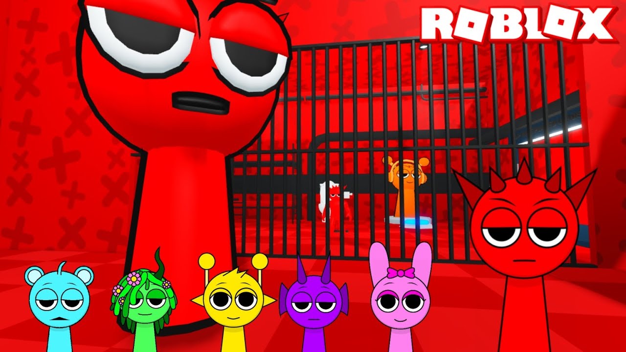 Sprunki Raddy Played Sprunki Raddy Prison Run Obby in ROBLOX ...
