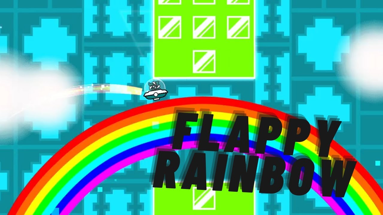 "Flappy Rainbow" 100% By Xynosphered | Geometry Dash - YouTube