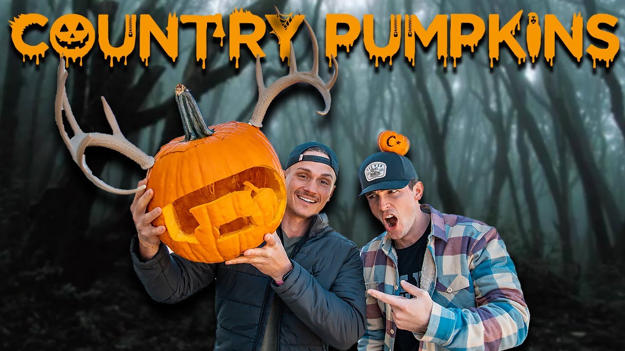 Carving country pumpkins at The Yee Yee Farm - YouTube