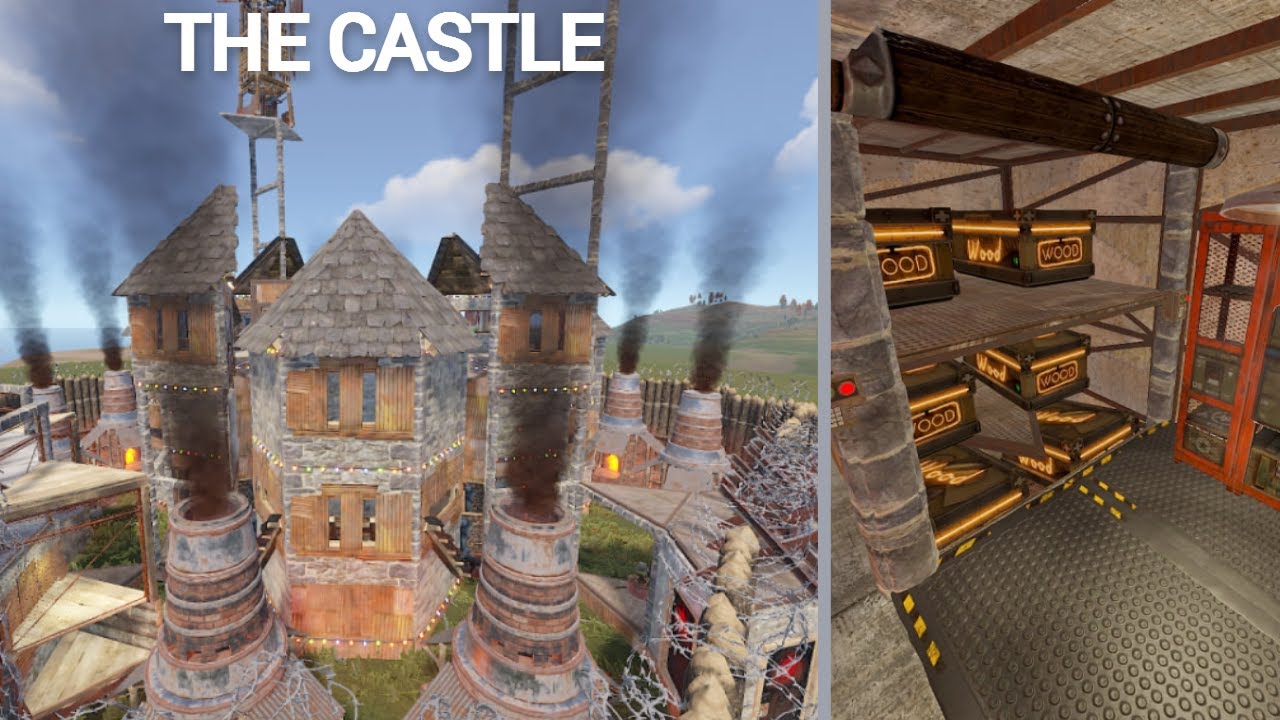 The Castle - ЛУЧШИЙ СОЛО/ДУО/ТРИО ДОМ в РАСТ/RUST на 40 РАКЕТ | Open ...