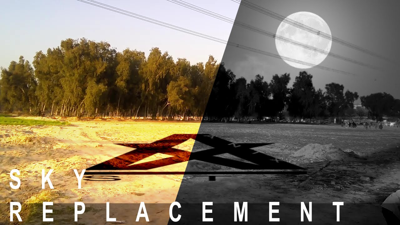 Basic Sky Replacement tutorial | AE - YouTube