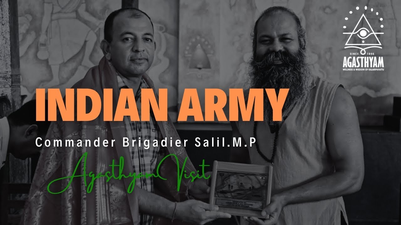 Indian Army Commander Brigadier Salil.M.P | With Gurukkal Dr. S Mahesh ...