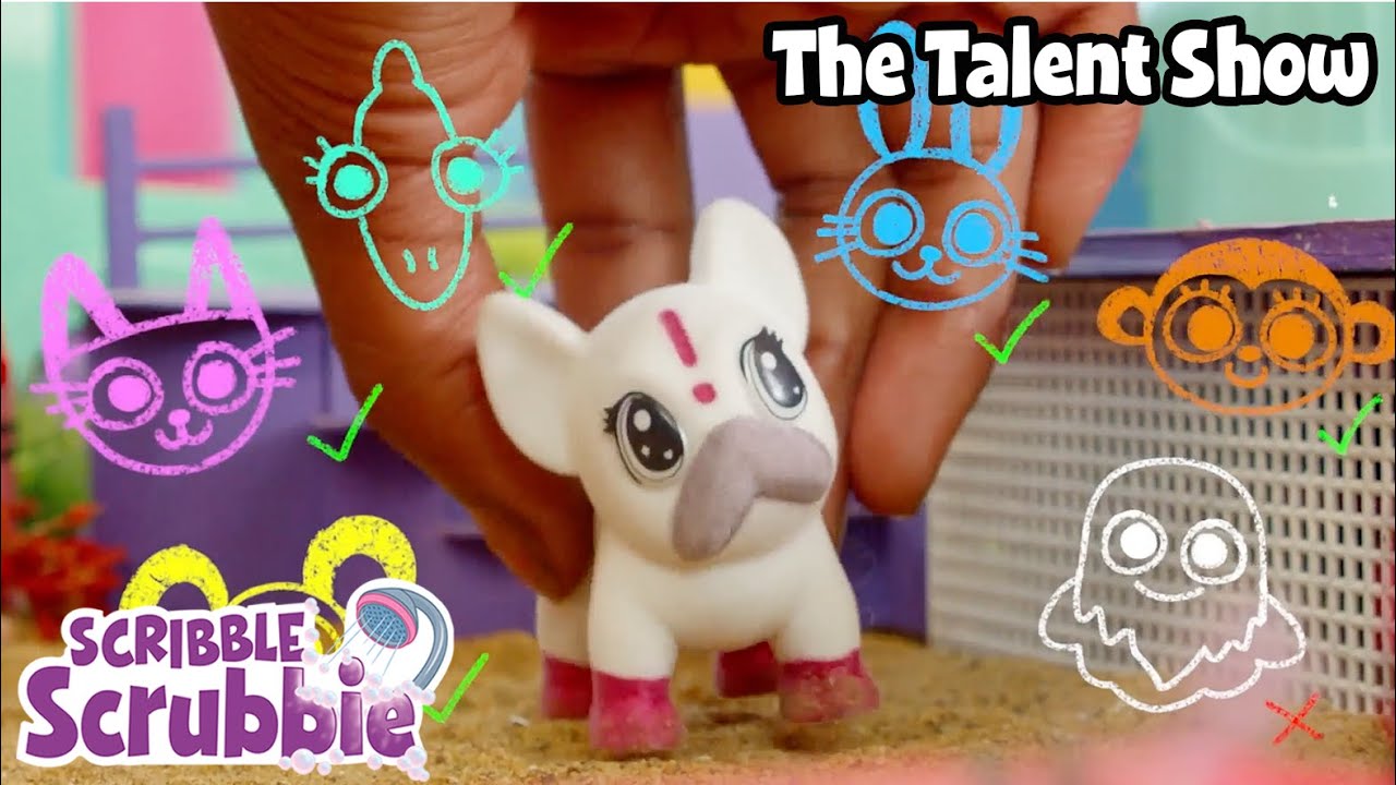 THE HAUNTED TALENT SHOW | Crayola Scribble Scrubbies | Cartoons for ...