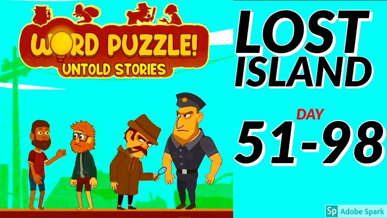 Word Puzzle Untold Stories. Lost Island day 51-98 - YouTube