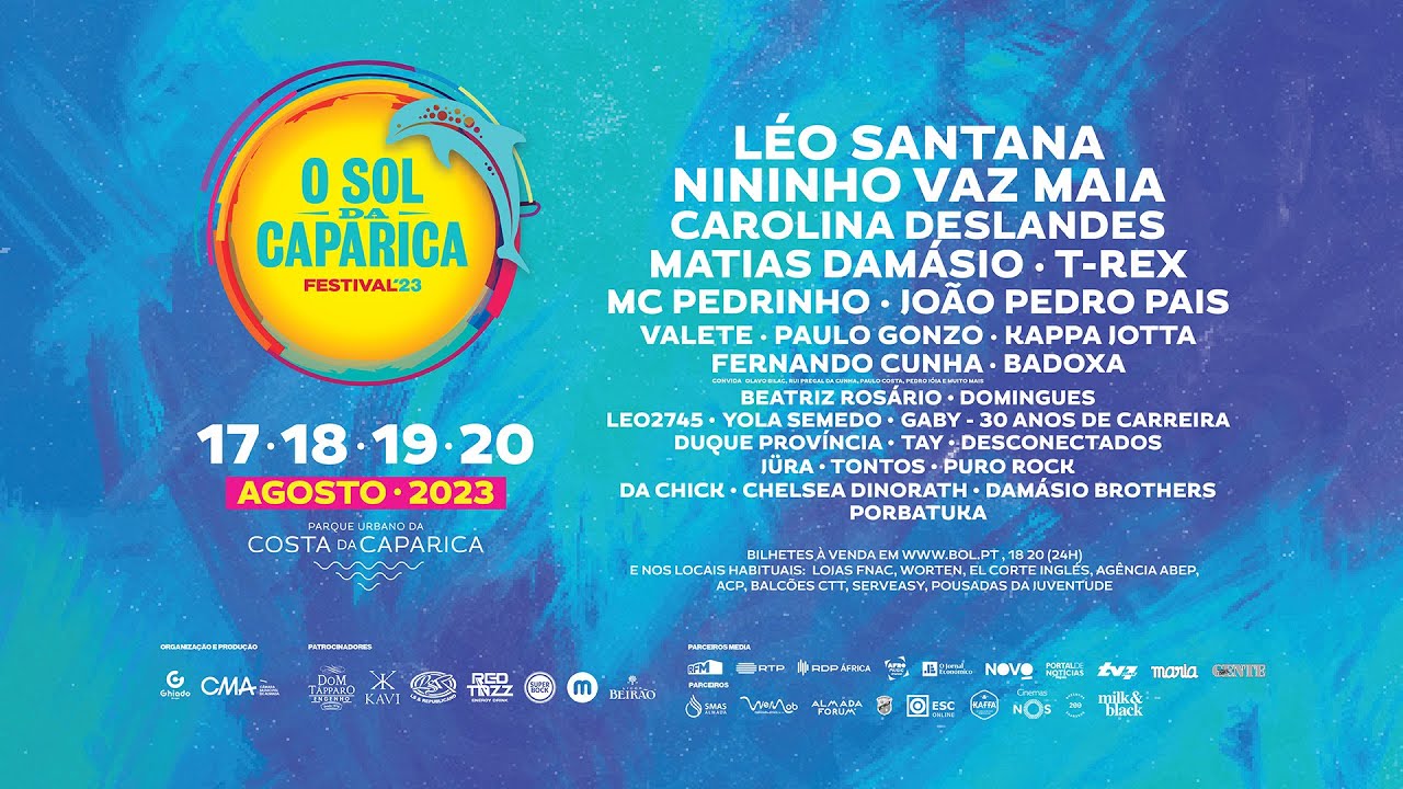O SOL DA CAPARICA 2023 | Primeiras Confirmações (Artistas) - YouTube