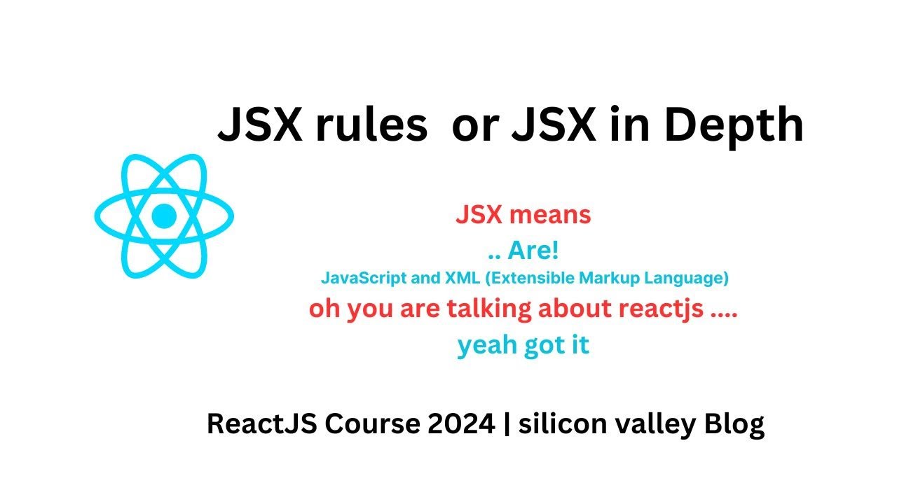 JSX In Depth | Silicon valley Boy - YouTube