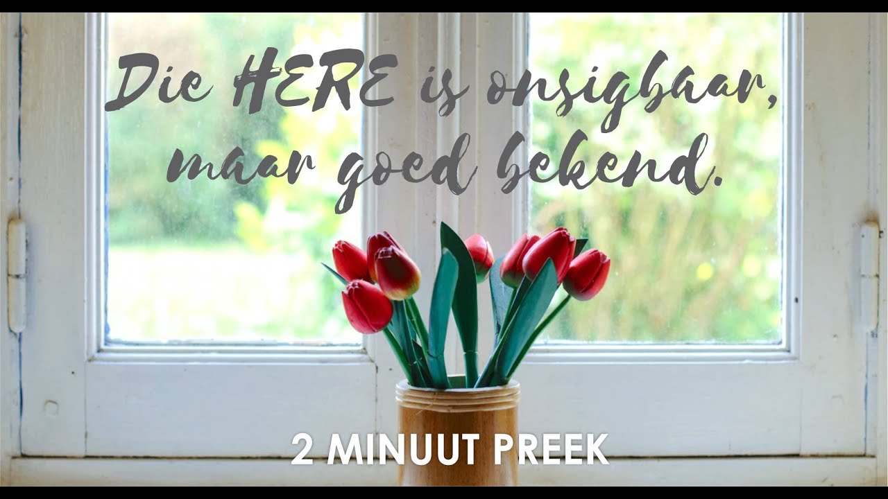 2 min preek | Jesaja 45 : 14 - 25 - YouTube