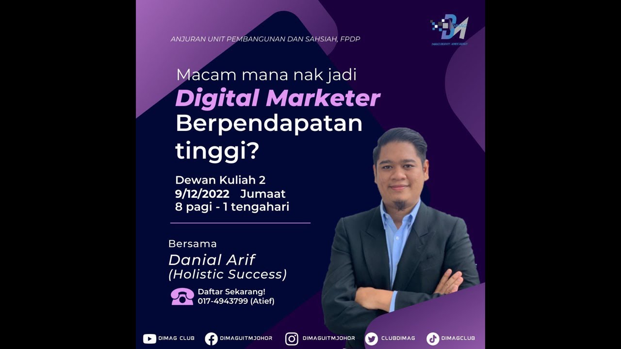 DIGITAL MARKETING TALK WITH DANIAL ARIF - YouTube
