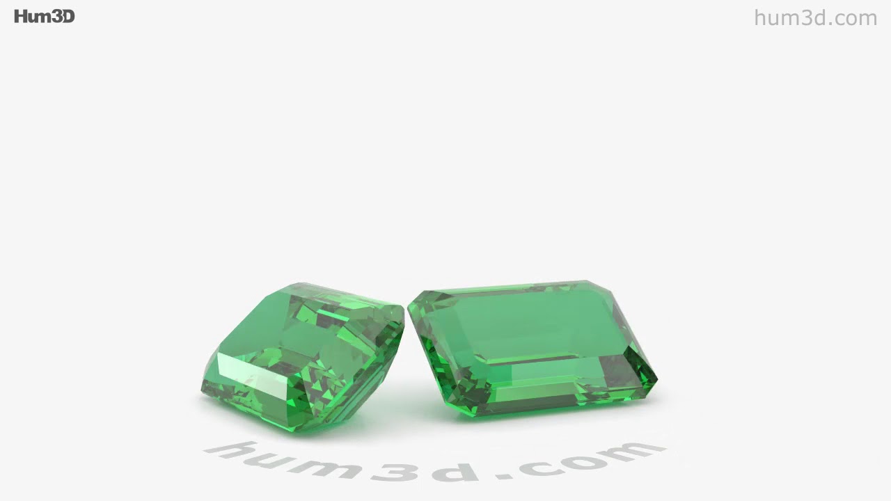 Emerald 3D model by 3DModels.org - YouTube