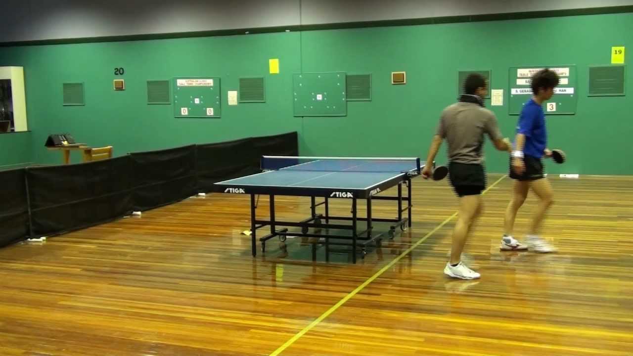 Australian Closed 2009 Men's Semi Final - Simon Gerada vs Justin Han ...