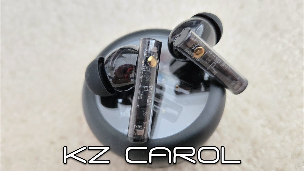 KZ Carol - Castor Bass' Wireless Sister with ANC - YouTube