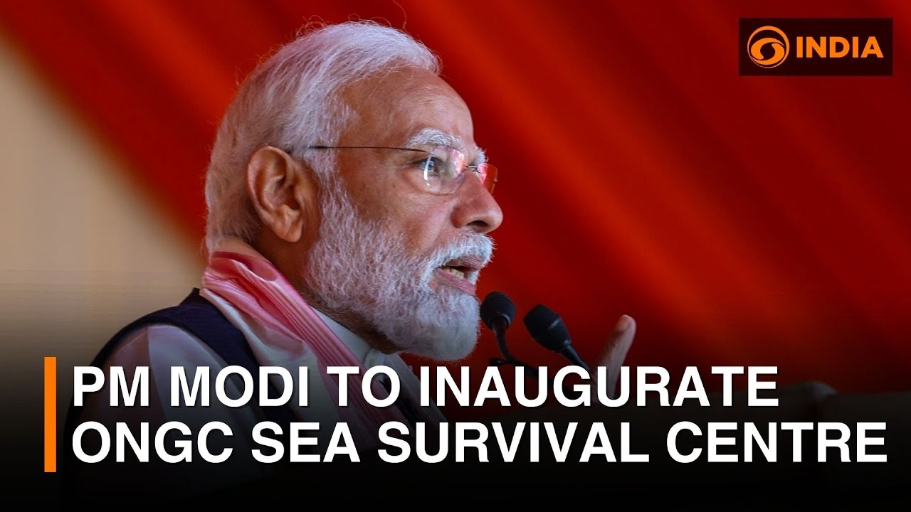 PM Modi to inaugurate ONGC Sea Survival Centre | DD India - YouTube
