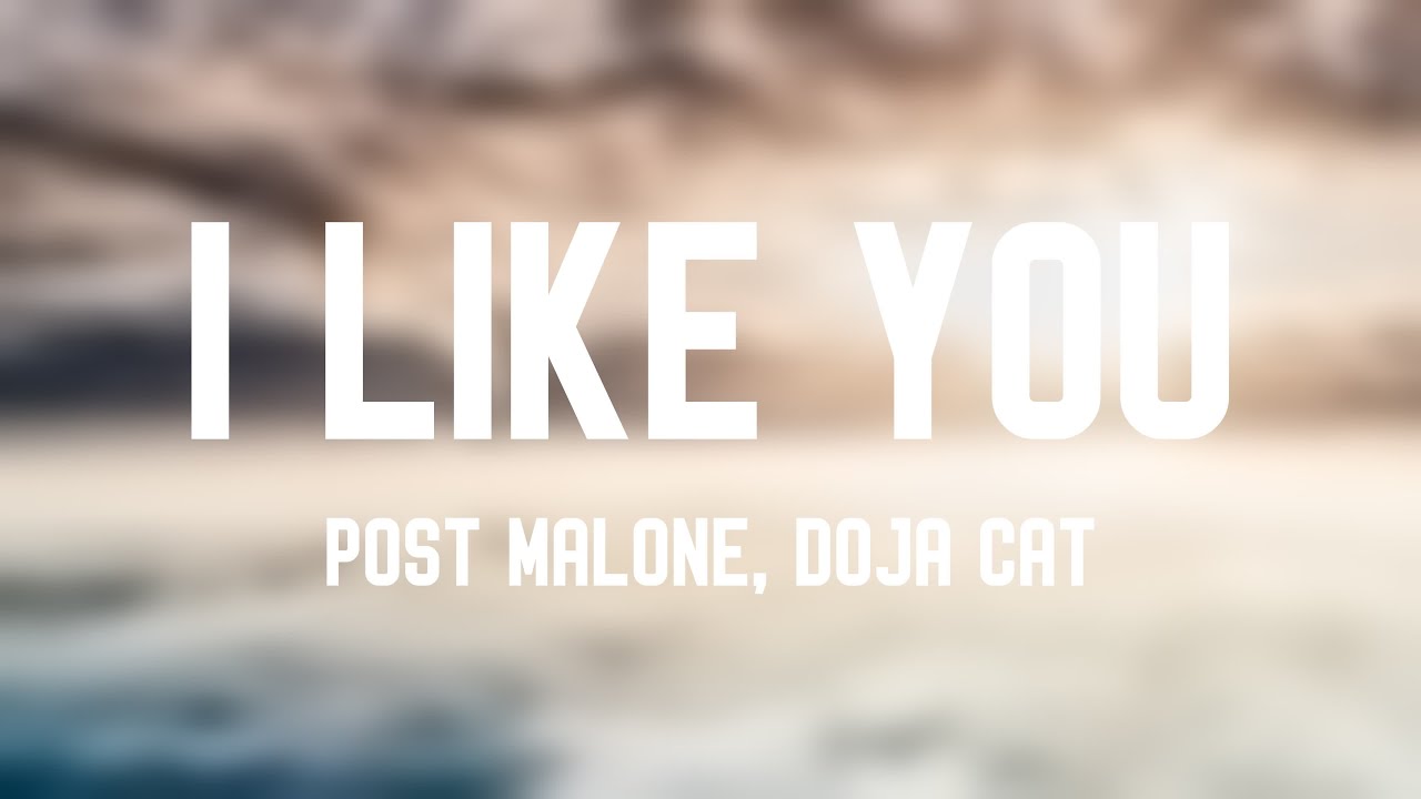 I Like You - Post Malone, Doja Cat -Lyric Video- 🎃 - YouTube
