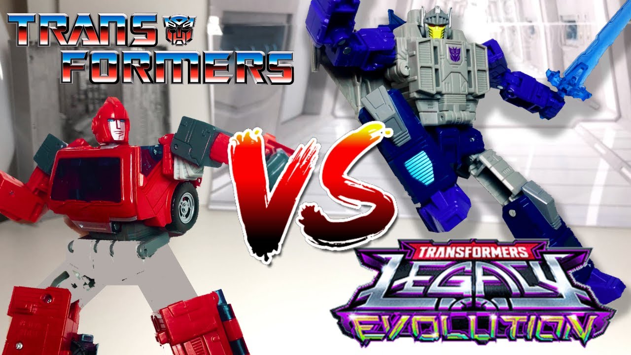 EPIC FIGHT!! LEGACY NEEDLENOSE v.s. SS86 IRONHIDE!! | Transformers ...