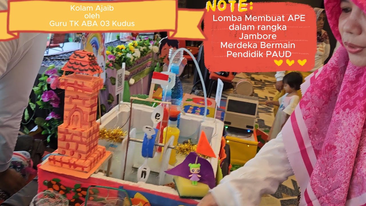 APE PAUD : Lomba Membuat APE dalam Jambore Merdekqa Bermain - YouTube