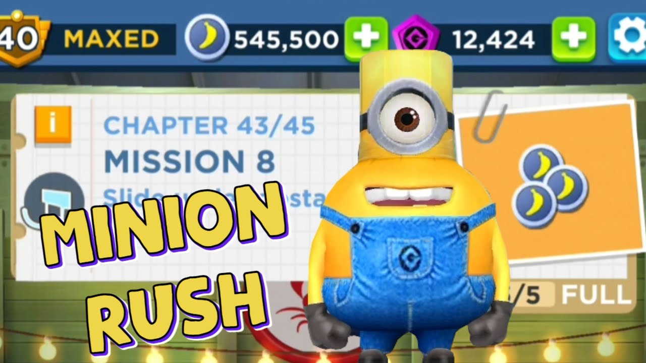 Minion Rush Despicable Ops Chapter 43/45 Minion 8 walkthrough Jelly Jar ...